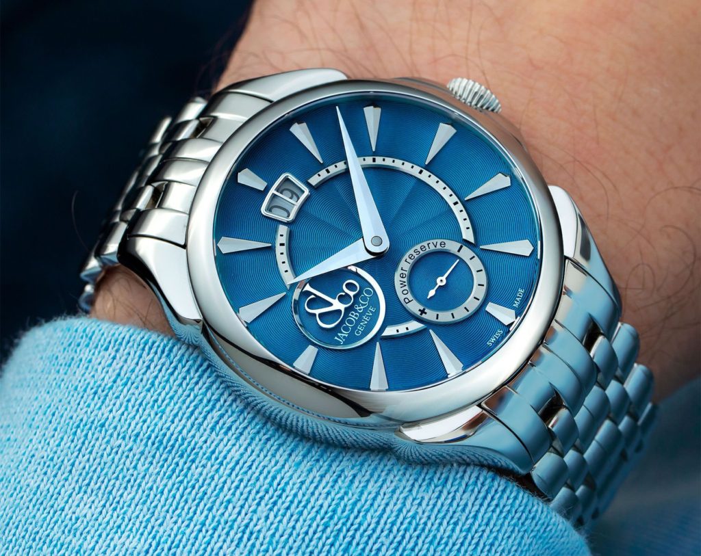 Jacob & Co Palatial Classic Blue Guilloché Dial - Luxury Watches